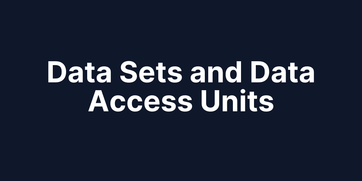Data Sets and Data Access Units - St. Jude Cloud Docs