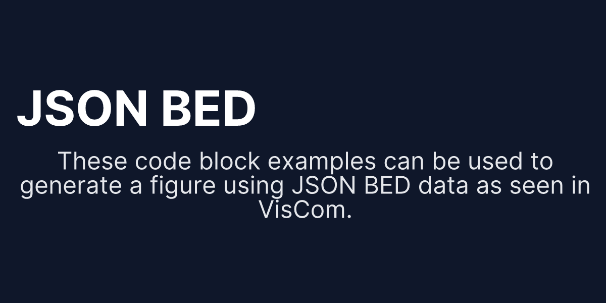 JSON BED - St. Jude Cloud Docs