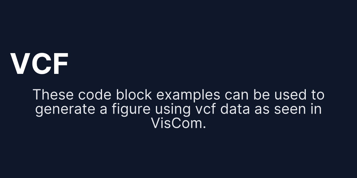 VCF - St. Jude Cloud Docs
