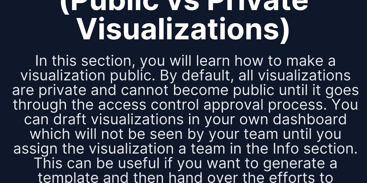 Approval Process (Public vs Private Visualizations) - St. Jude Cloud Docs