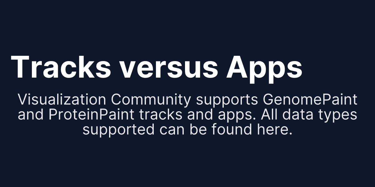 Tracks versus Apps - St. Jude Cloud Docs Tracks versus Apps - St. Jude Cloud Docs