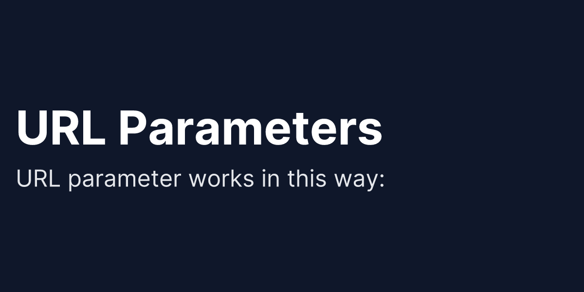 URL Parameters - St. Jude Cloud Docs