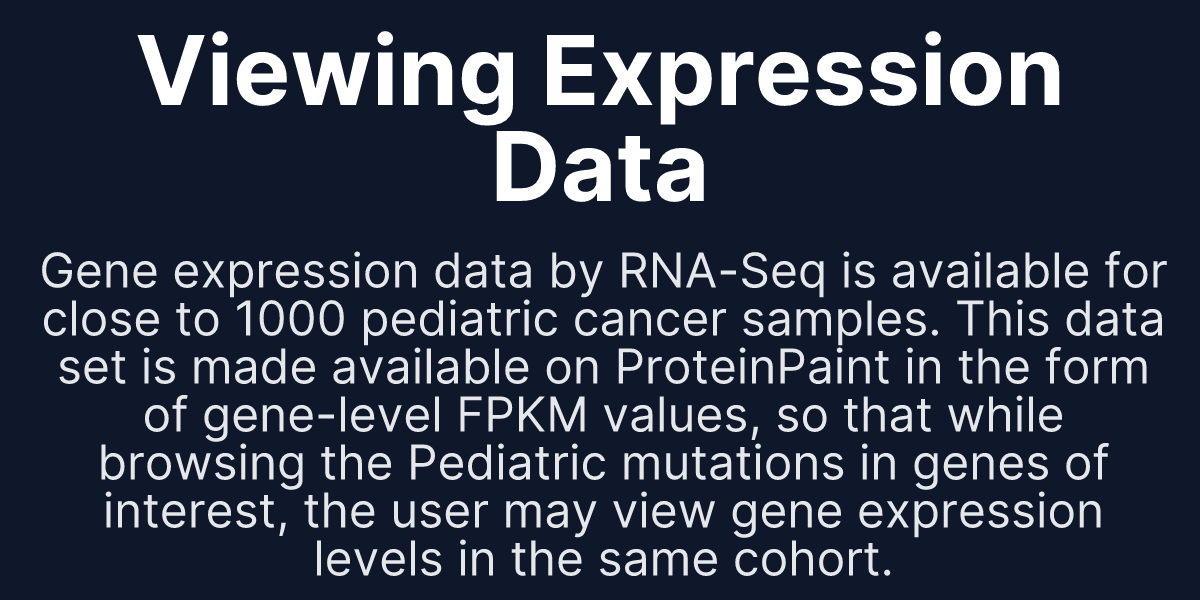 Viewing Expression Data - St. Jude Cloud Docs